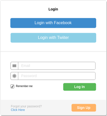 Simple Login Form | 비주얼 패러다임 사용자 기여 다이어그램 / 디자인